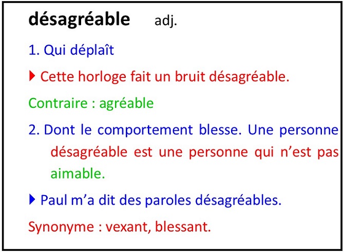 Utiliser Un Dictionnaire Exercice 1